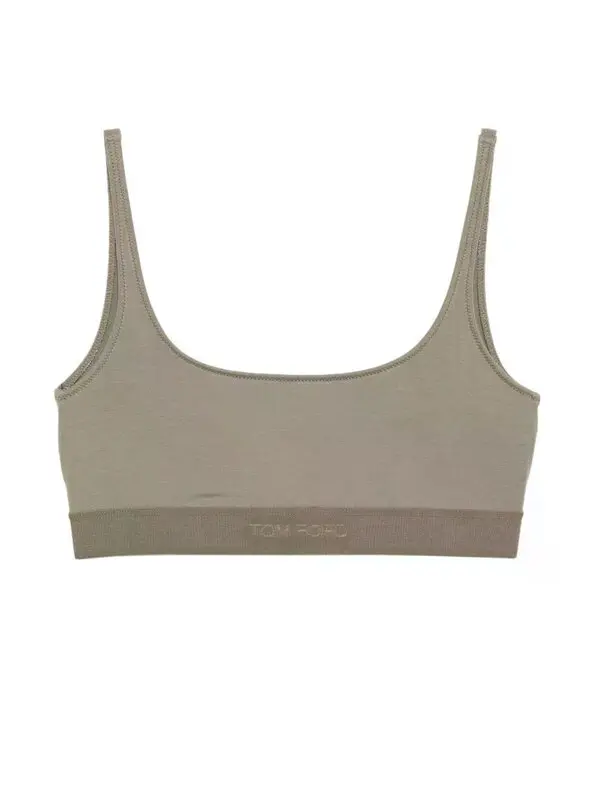 TOM FORD Logo-embroidered Bra