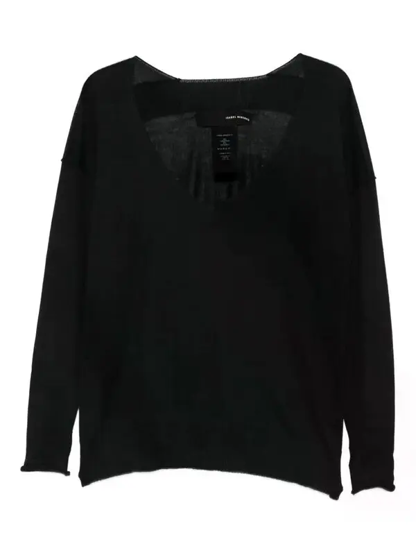 Isabel Benenato V-neck Long Sleeve Sweater