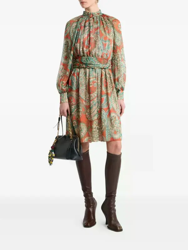 Etro Paisley-print Mini Dress