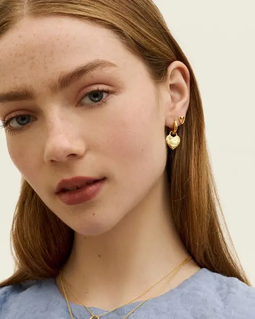 OTTOMAN HANDS Heart Stud Earrings