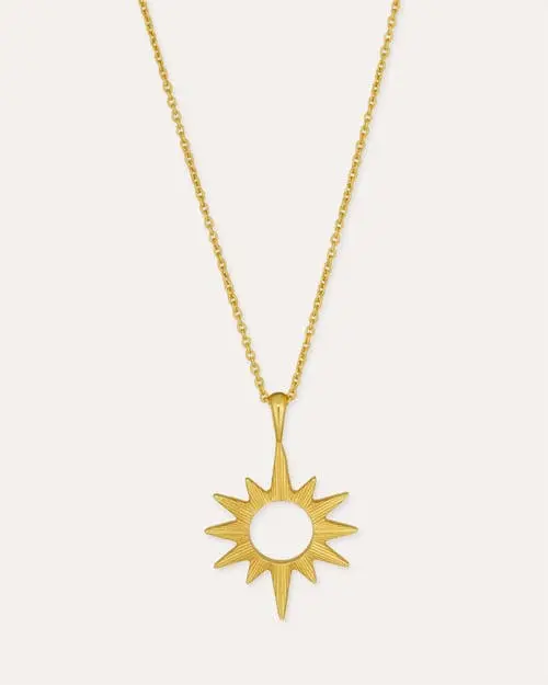 OTTOMAN HANDS Star Pendant Necklace - Gold