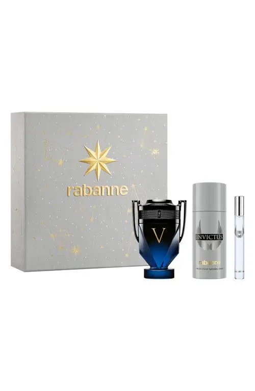 Rabanne Invictus Victory Elixir 3-piece Fragrance Set $237 Value - No Color