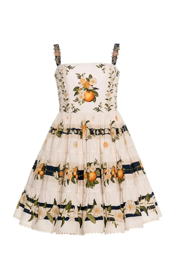 Agua Bendita Lima" Mini Dress