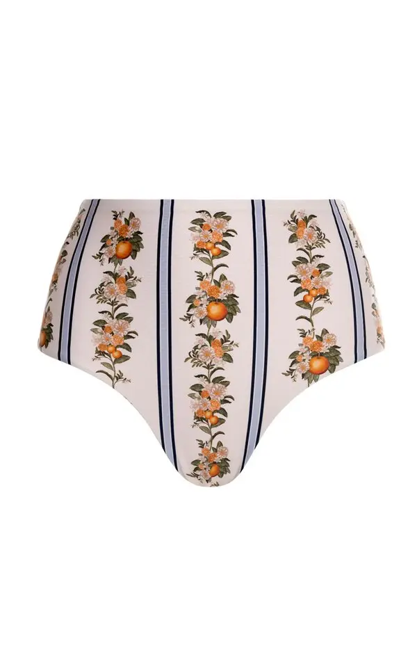 Agua Bendita Magenta Bikini Bottom - Floral