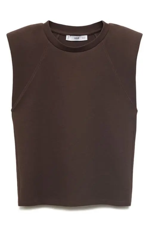 Mango Padded Shoulder T-shirt