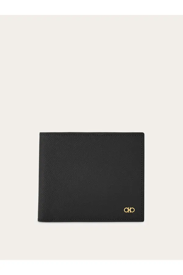 FERRAGAMO Gancini Wallet - Black