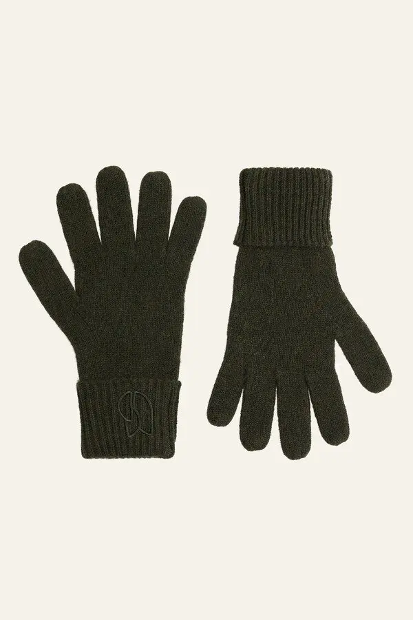 Ba&sh Cimon Cashmere Gloves - Green