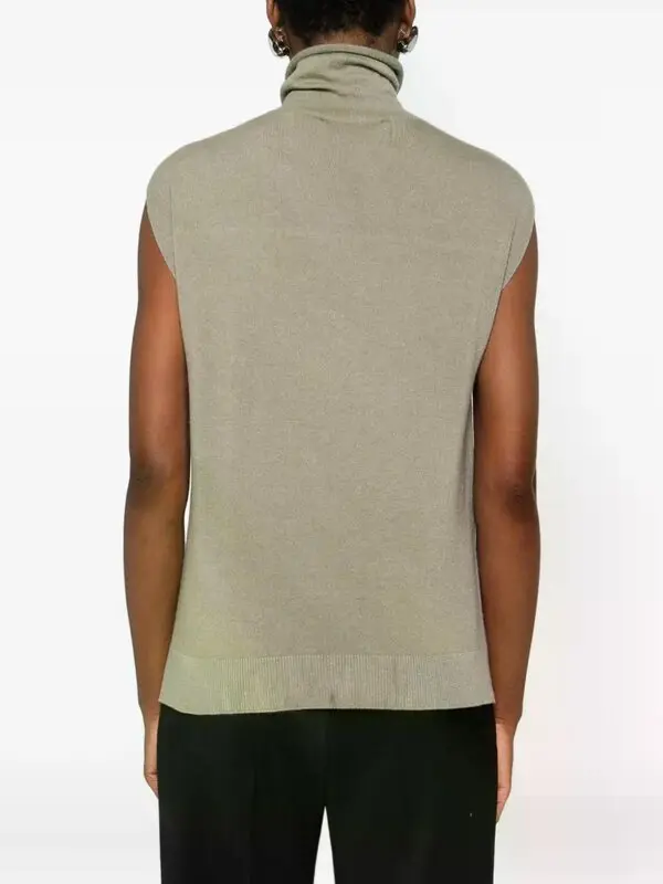 Antonelli Firenze Roll-neck Sleeveless Top