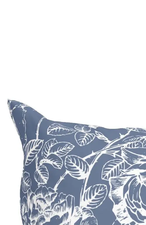 WINTERBORNE DECOR Williamsburg Blue Floral Pillow