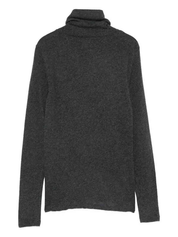 Majestic Filatures Roll-neck Sweater - Grey