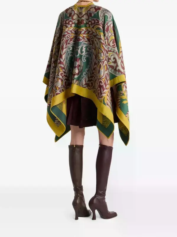Etro Paisley-motif Cape