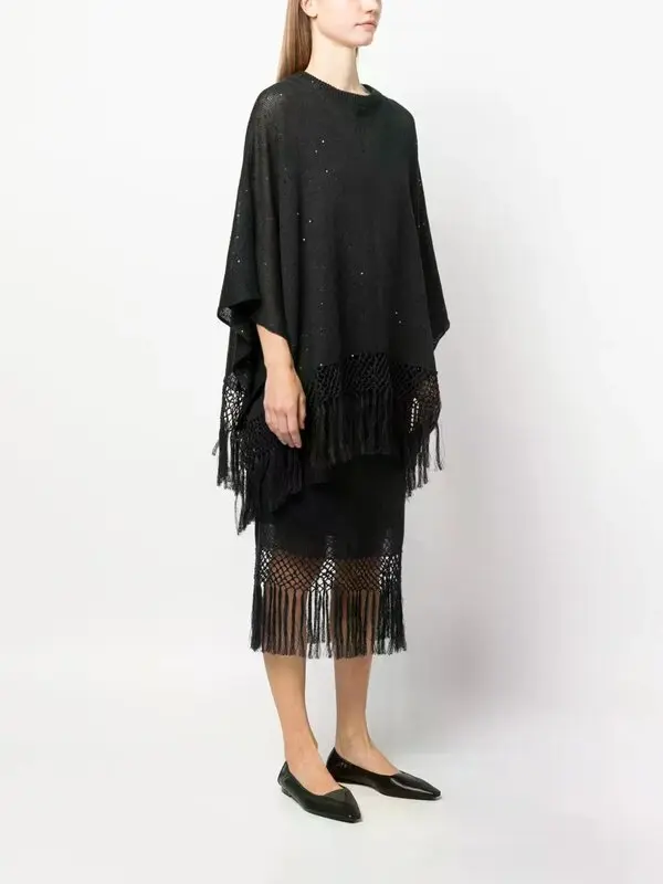 Brunello Cucinelli Sequin-embellished Knitted Blouse
