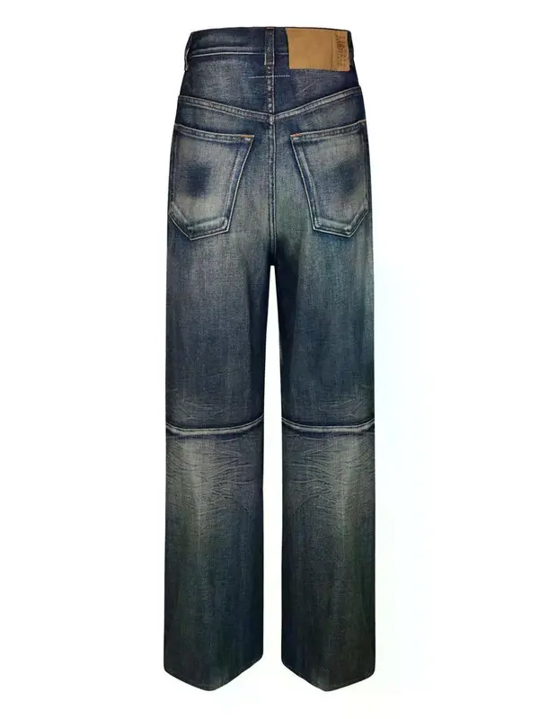 MAISON MARGIELA Logo-patch Panelled Jeans