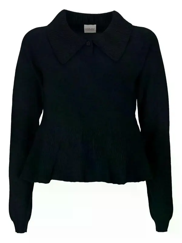 MADELEINE THOMPSON Wool Blend Sweater - Blue