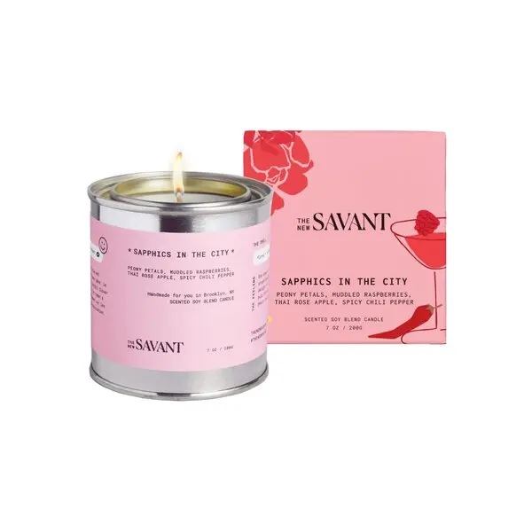 THE NEW SAVANT Sapphics In The City Candle - One-color