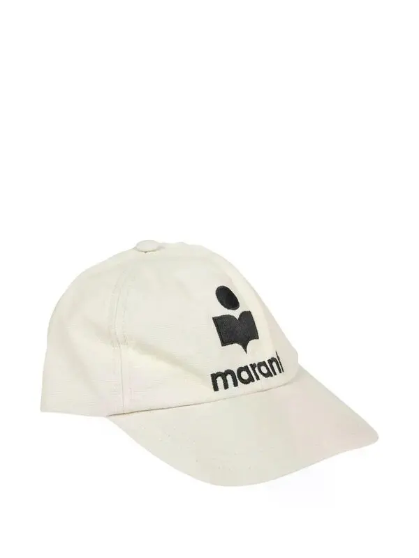 MARANT ETOILE Tyron Logo-embroidered Cap - White