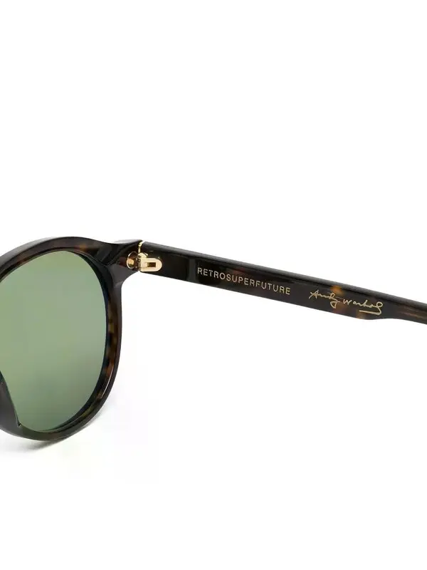 RETROSUPERFUTURE X Andy Warhol Round-frame Sunglasses