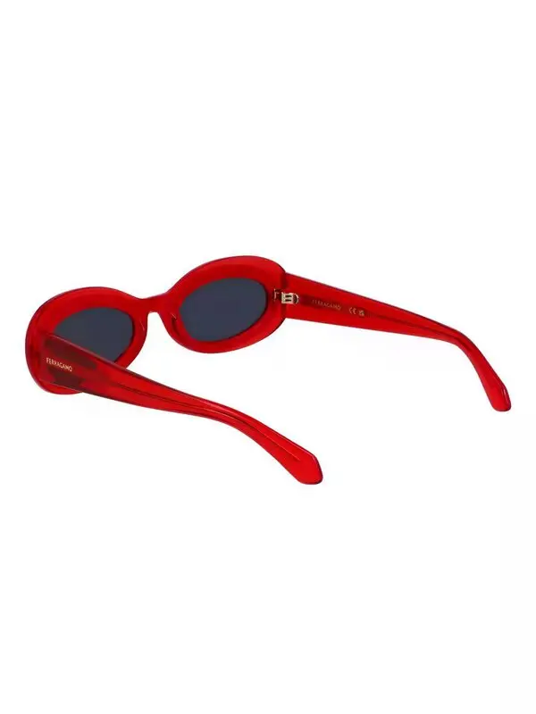 FERRAGAMO Oval Sunglasses