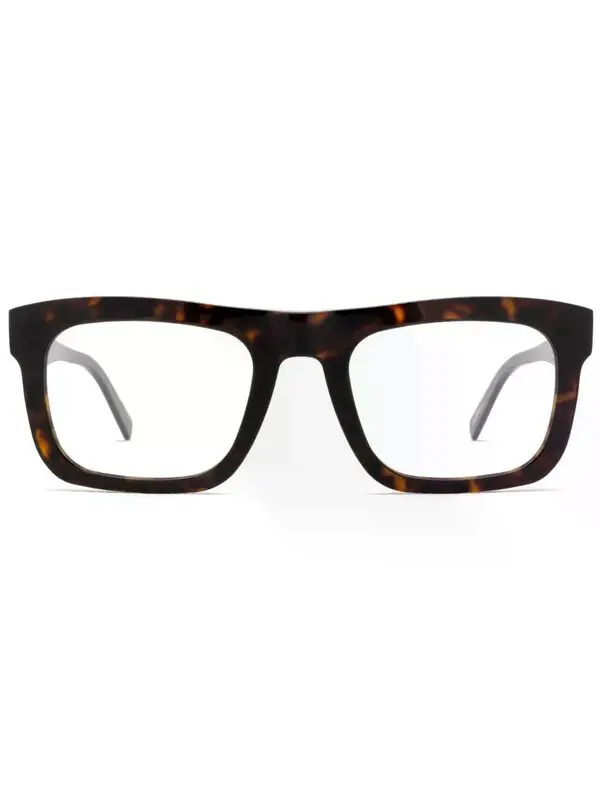 Zegna Square-frame Glasses - Brown