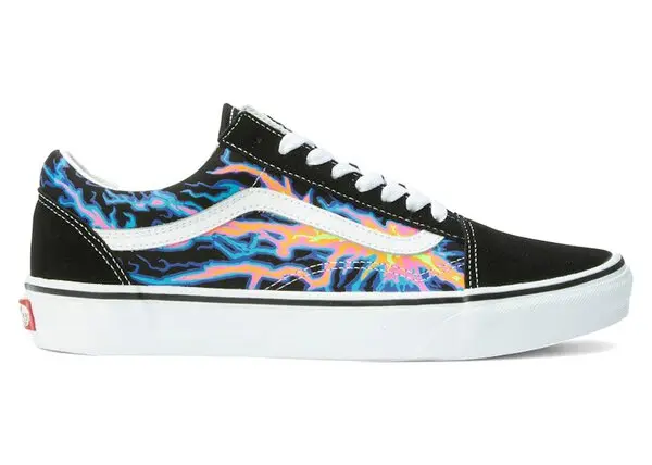 VANS Old Skool Electric Flame Sneakers - Black/true White