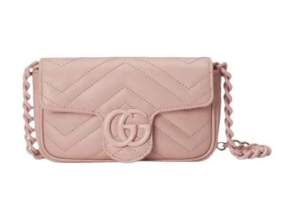 Gucci Quilted Marmont Chained Belt Bag