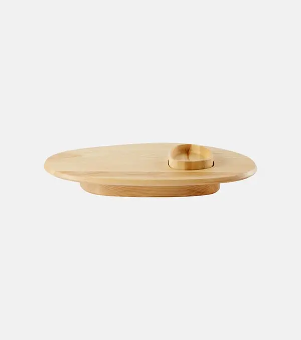 SERAX Dune Wooden Platter And Bowl Kelly Wearstler - Beige