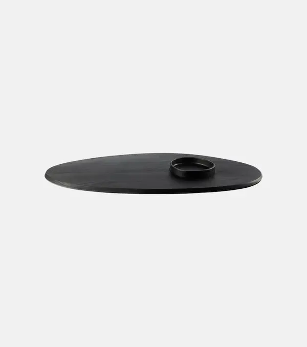 SERAX Dune Wooden Platter And Bowl Kelly Wearstler - Black