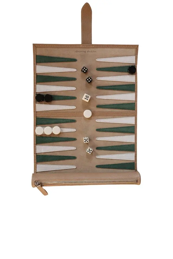 THROWING DOUBLES Tulum Travel Backgammon Board