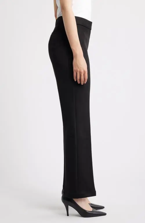 KASPER Faux Suede Pull-on Pants