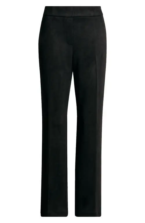 KASPER Faux Suede Pull-on Pants