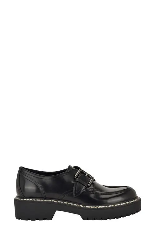Calvin Klein Saundee Monk Strap Loafer - Black
