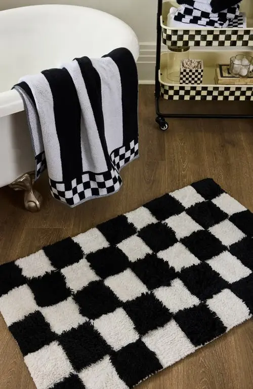 MACKENZIE-CHILDS Checkerboard Bath Rug