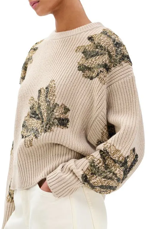 Rag & Bone Julie Sequin Wool Sweater
