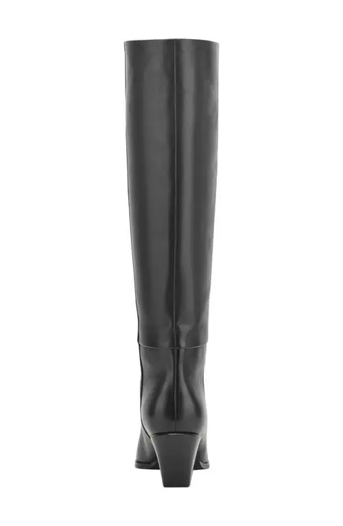 Marc Fisher Tarrie Tall Block Heel Boot - Black 001