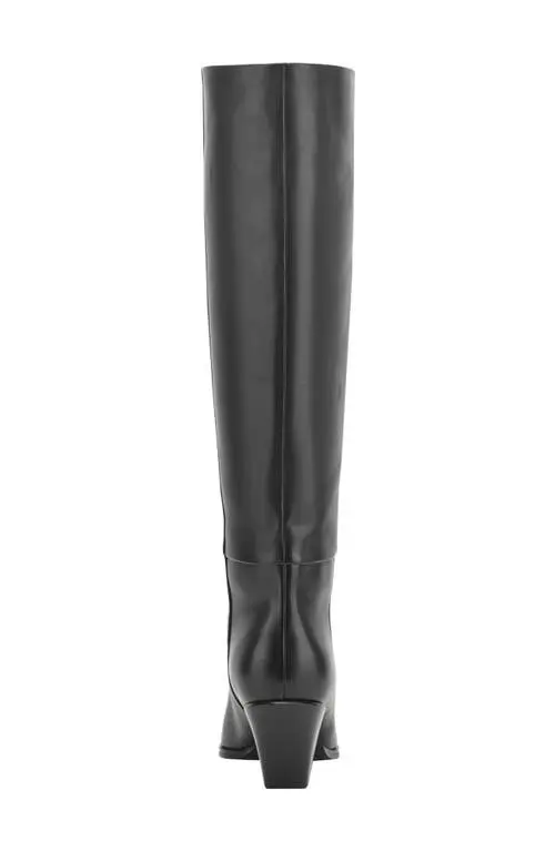 Marc Fisher Tarrie Tall Block Heel Boot - Black 001