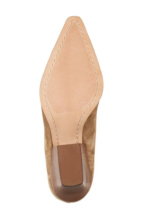 Marc Fisher Tarrie Tall Block Heel Boot - Medium Natural