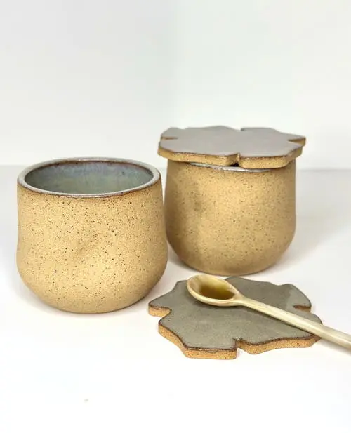MIKKARBO Cup Setset Of 2 Cups + 2 Coasters