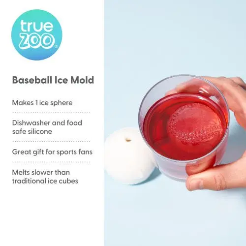 TRUEZOO Baseball Silicone Ice Mold