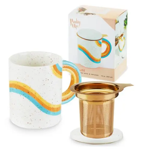 PINKY UP (ACCESSORIES) Everlee Mug With Infuser & Lid