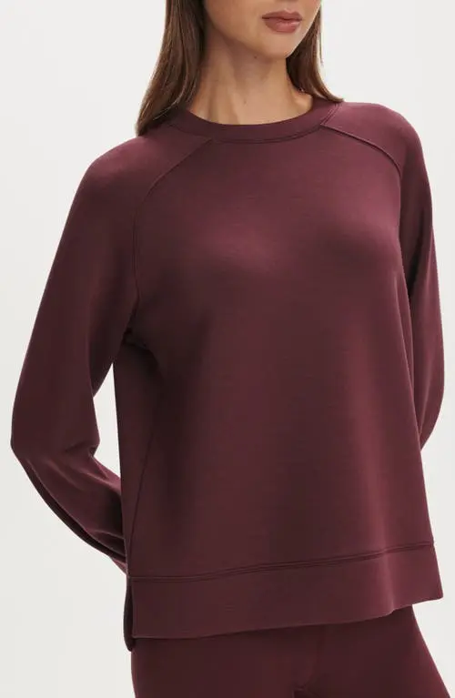 Varley Zosia Midlayer Crewneck Sweatshirt - Sassafras