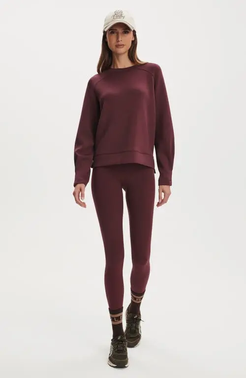Varley Zosia Midlayer Crewneck Sweatshirt - Sassafras