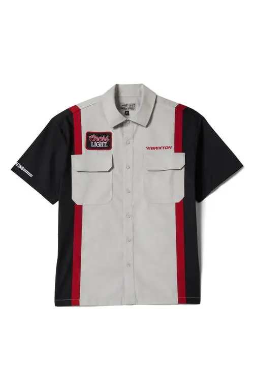 Brixton Coors Light Shake Down Short Sleeve Button-up Shirt