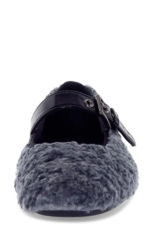 CANDICE COOPER Dafne Bird High Pile Fleece Flat - Grey