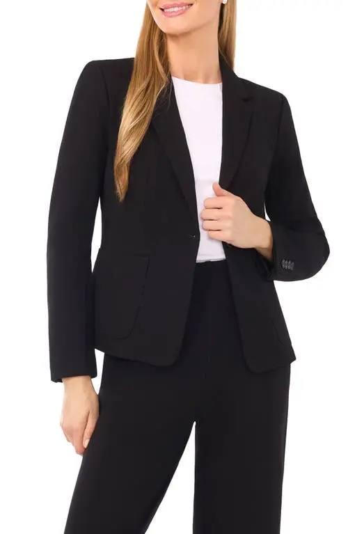 Halogen One-button Ponte Knit Jacket