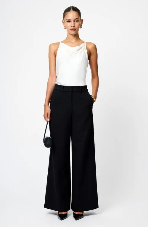 French Connection Azra Wide Leg Twill Pants
