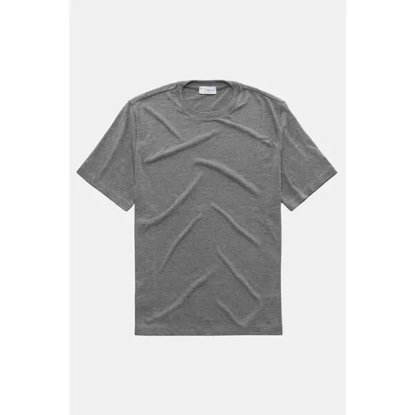 WOLF VS. GOAT (WVG) Light Weight Viscose Short Sleeve Crewneck - Grey