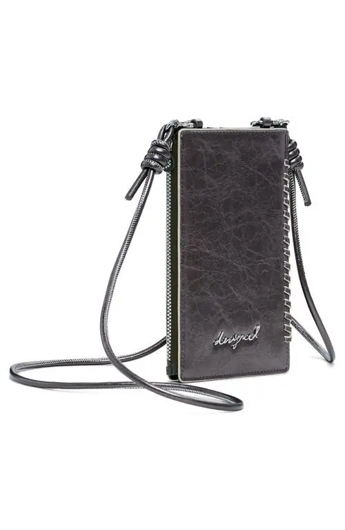 Desigual Metallic Faux Leather Crossbody Bag
