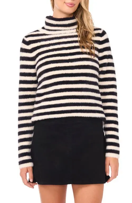 Vince Camuto Striped Turtleneck Sweater