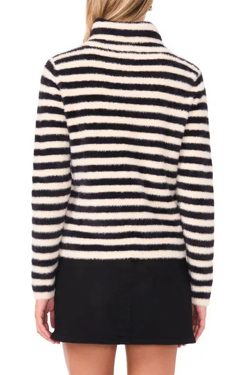 Vince Camuto Striped Turtleneck Sweater
