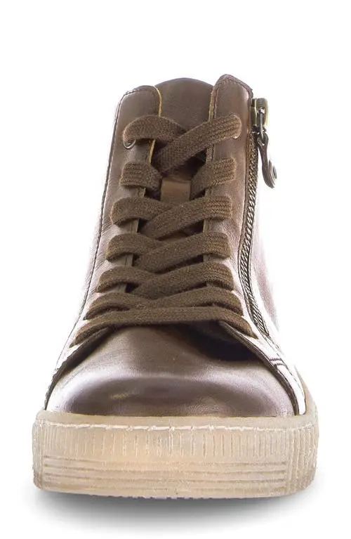 Gabor High-top Sneaker - Saddle/saddle